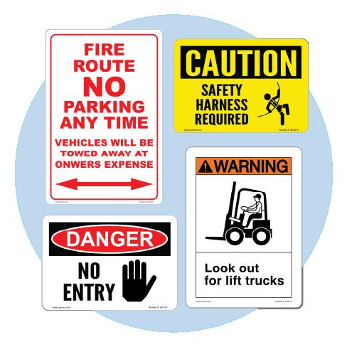 SAFETY SIGNS