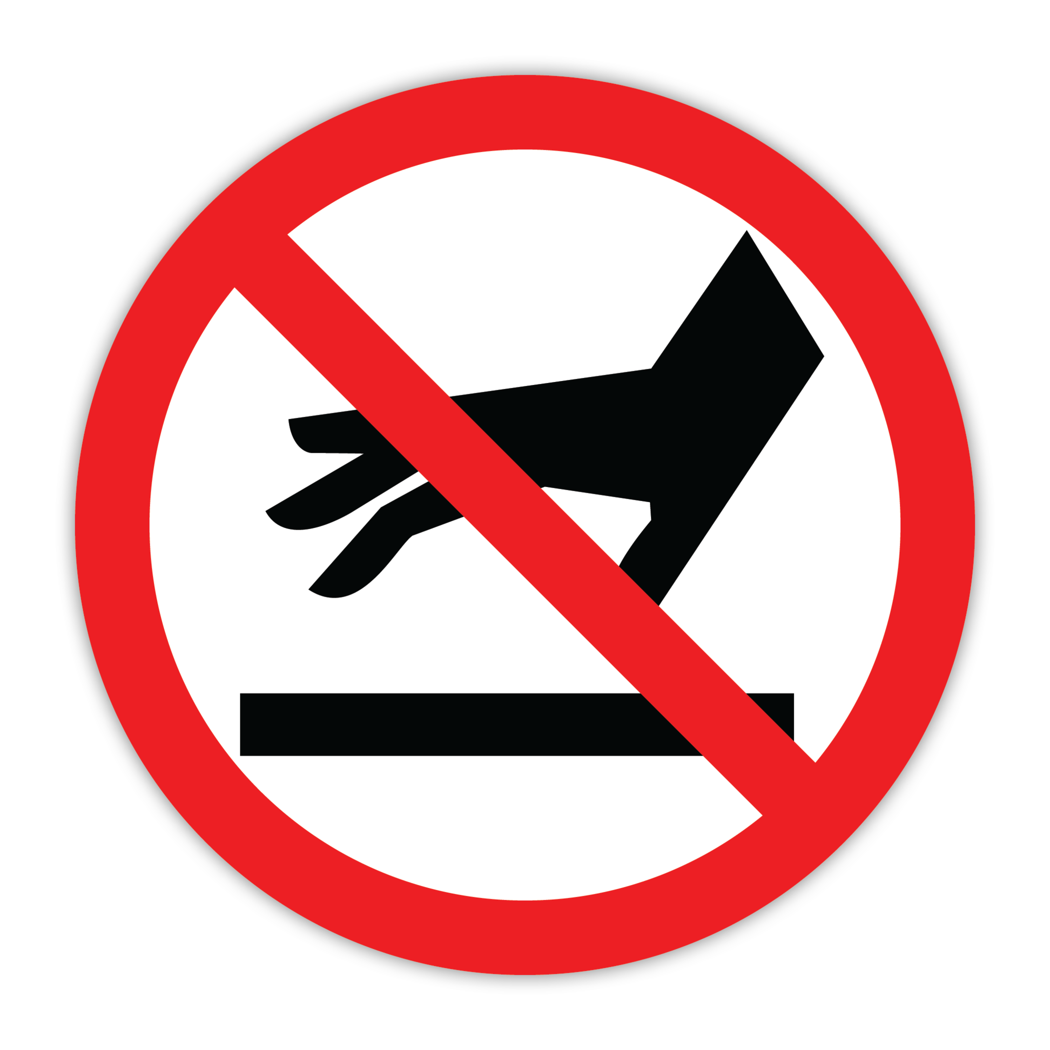 High quality ISO - Prohibited safety sign – CYANvisuals.com