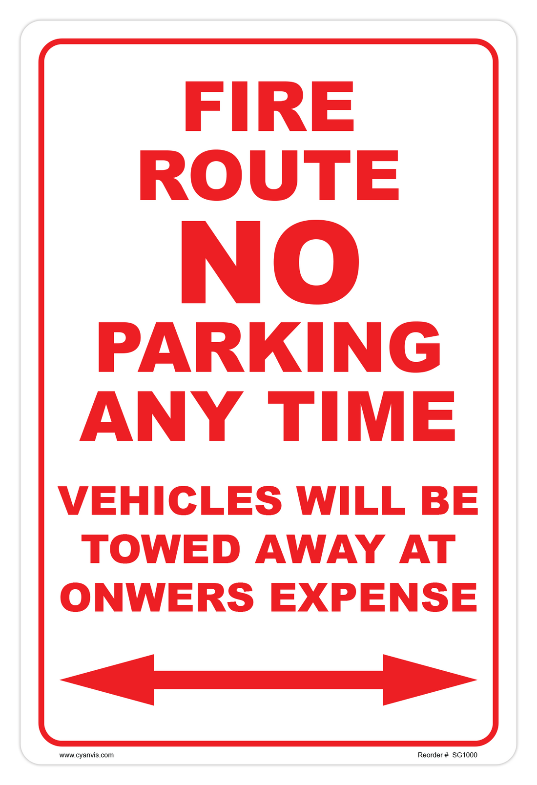 High quality Parking safety sign – CYANvisuals.com