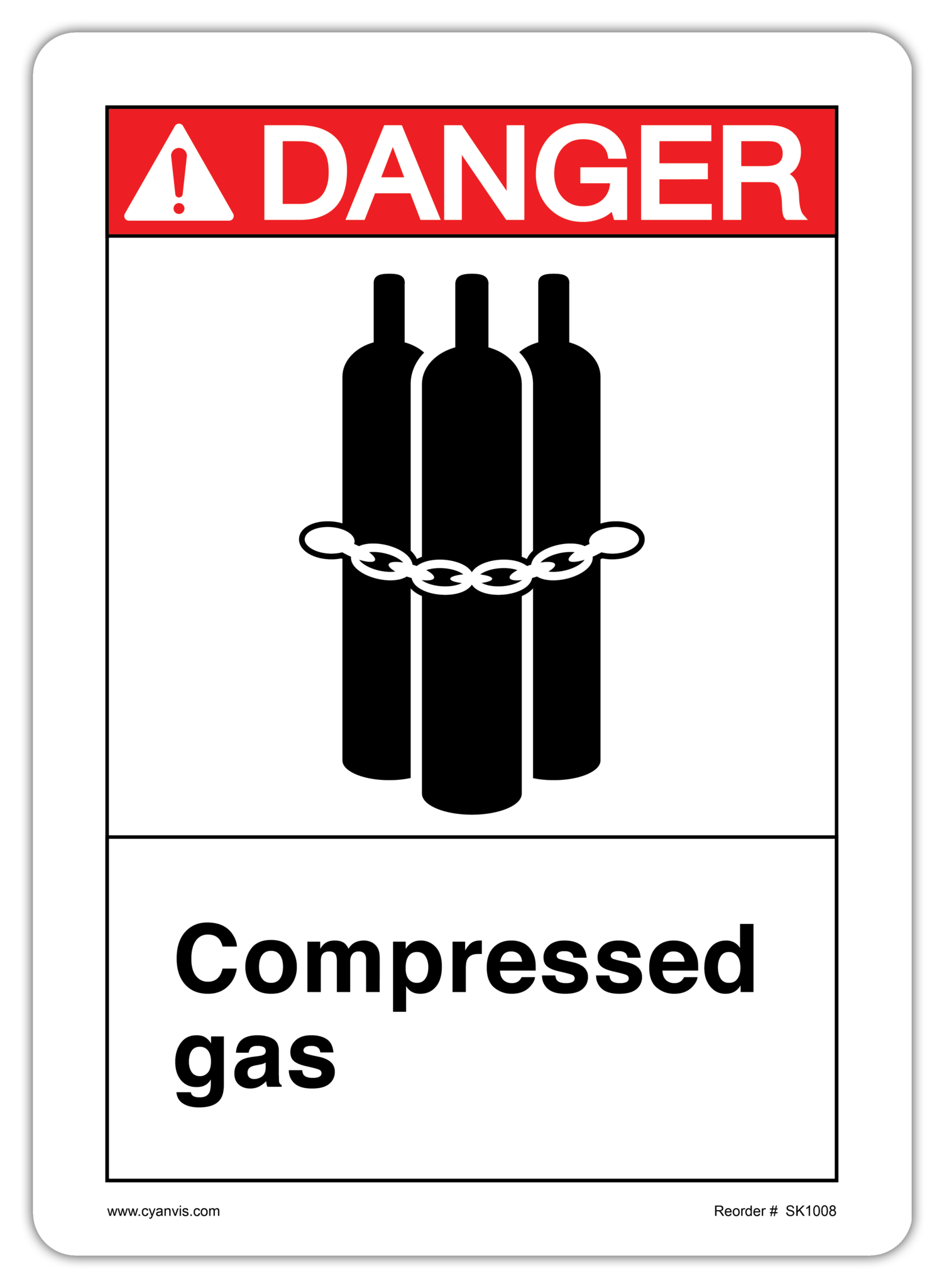 High quality ANSI - Danger safety sign – CYANvisuals.com