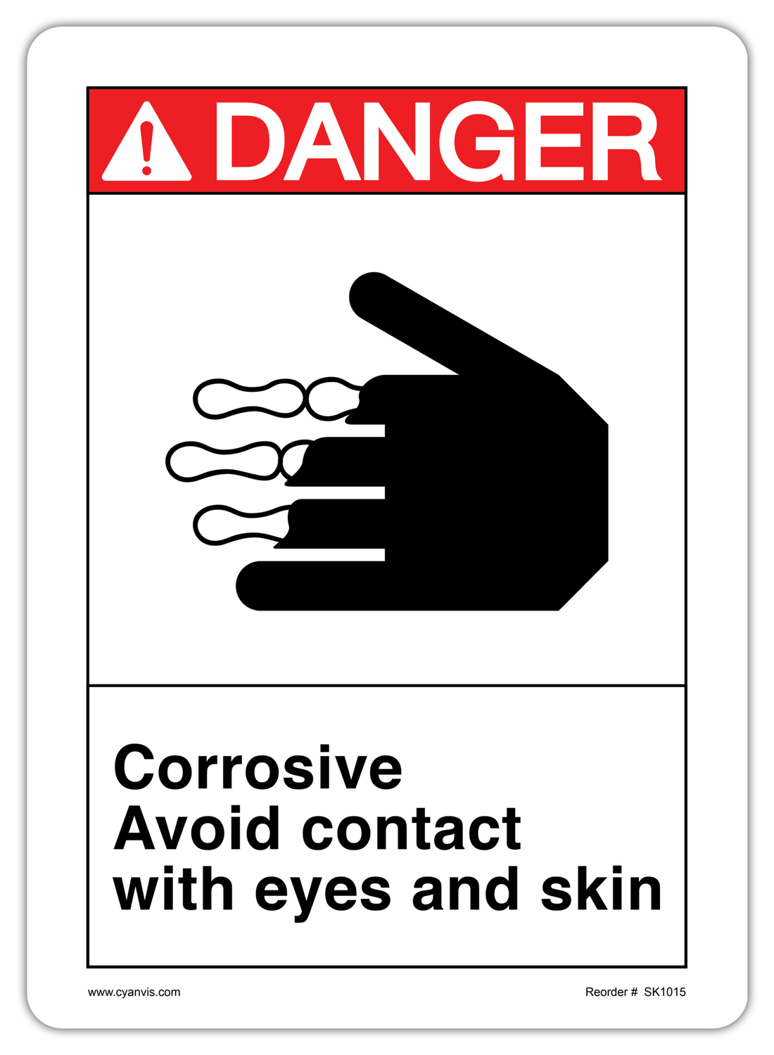 High quality ANSI - Danger safety sign – CYANvisuals.com