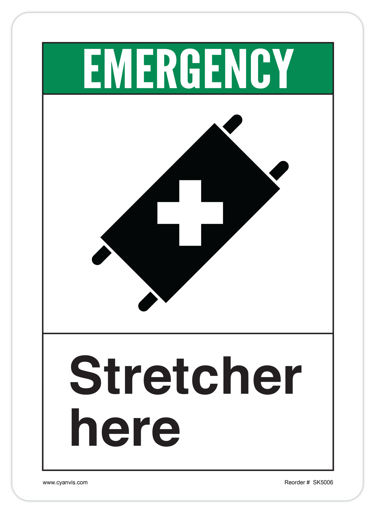 High quality ANSI - Safety First safety sign