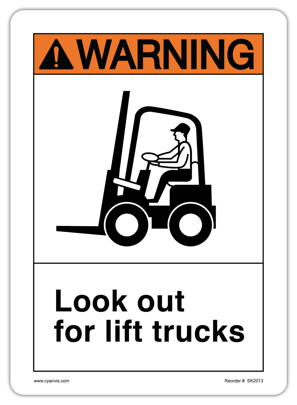 High quality ANSI - Warning safety sign
