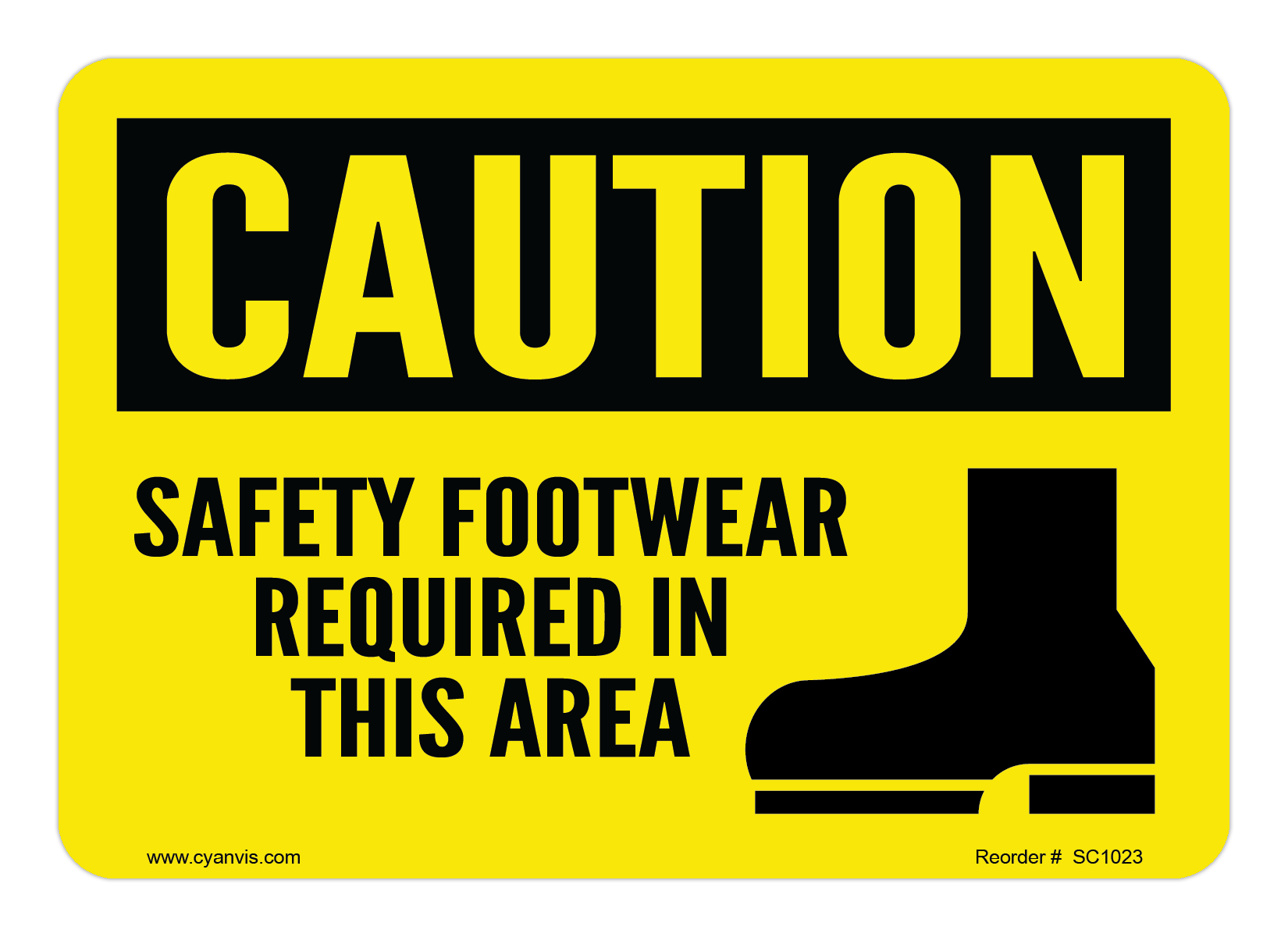 High quality Caution safety sign – CYANvisuals.com
