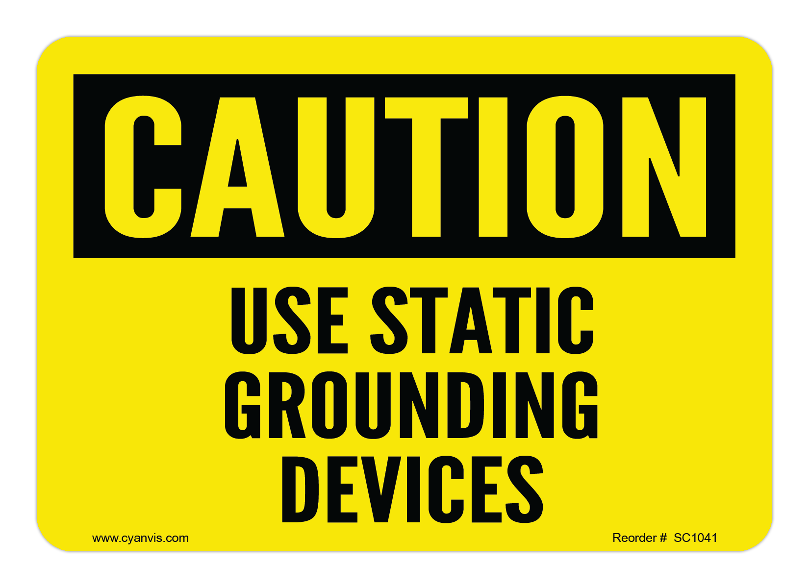 High quality Caution safety sign – CYANvisuals.com