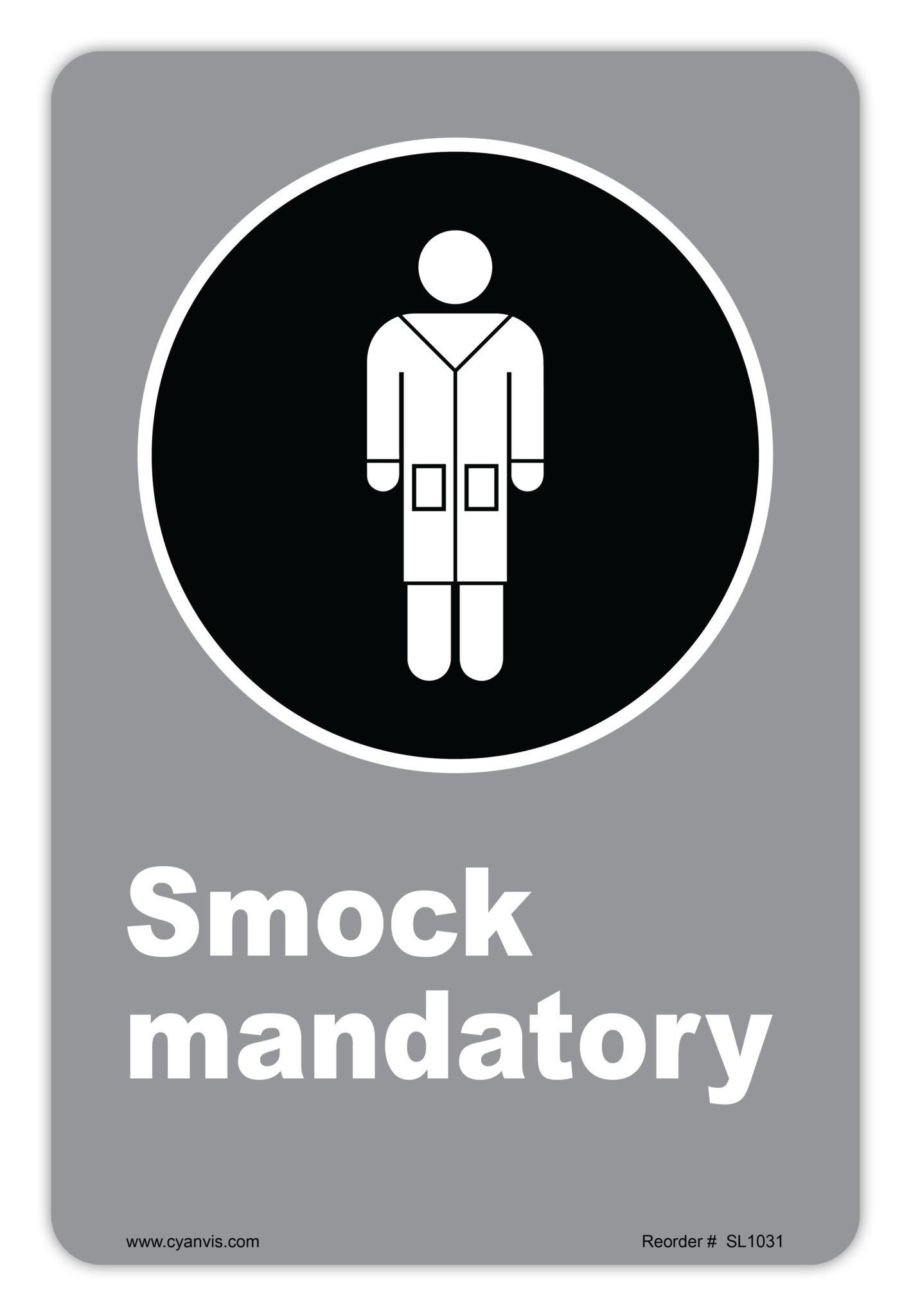 High quality CSA - Regulatory safety sign
