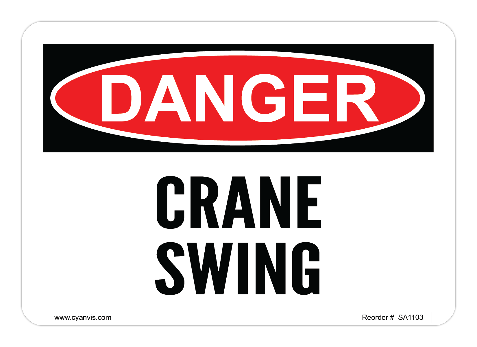 High quality Danger safety sign