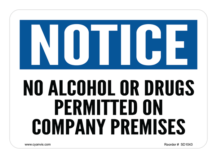 High quality Notice safety sign