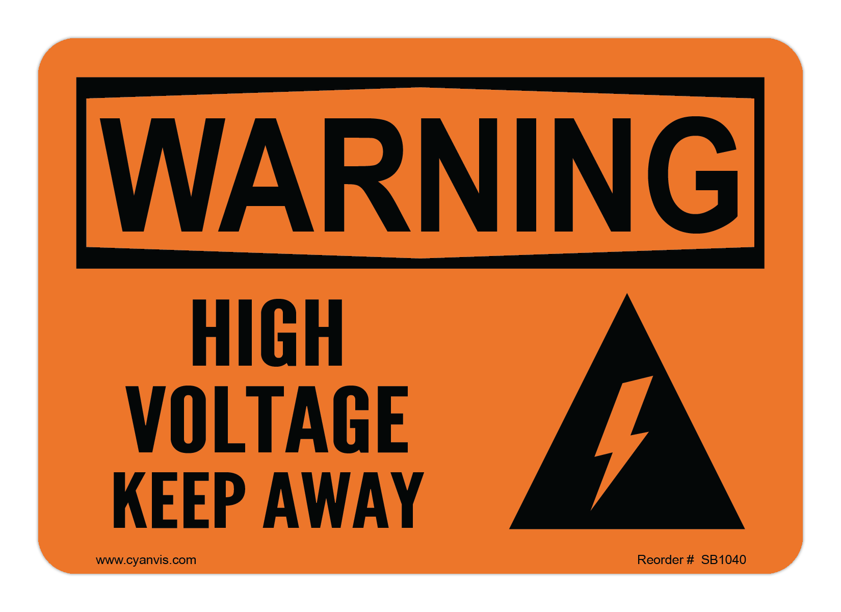 High quality Warning safety sign – CYANvisuals.com