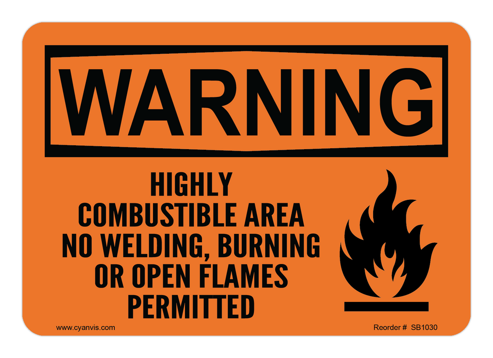 High quality Warning safety sign