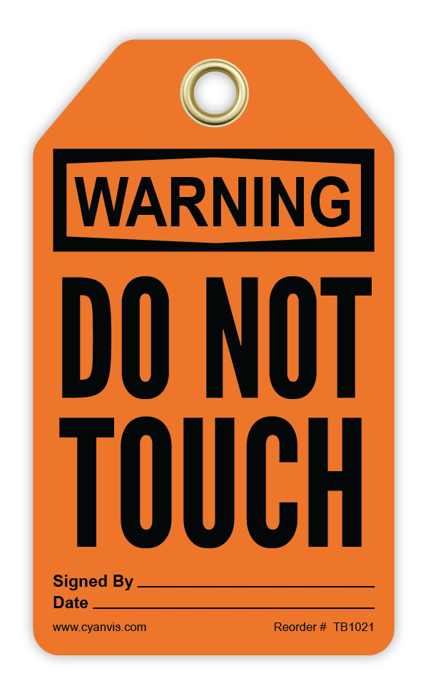 High quality Warning safety tag – CYANvisuals.com